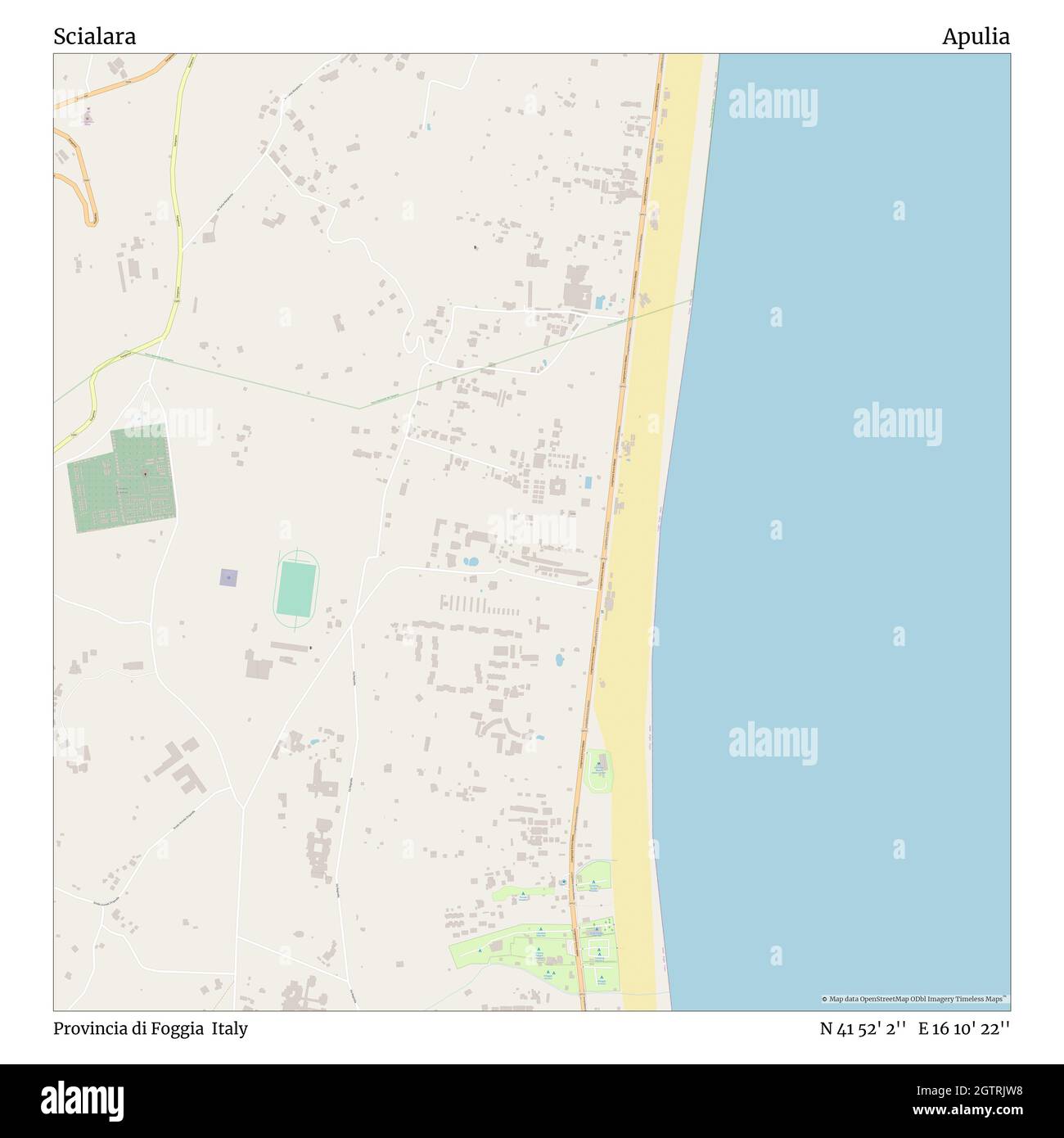 Map of foggia hi-res stock photography and images - Alamy