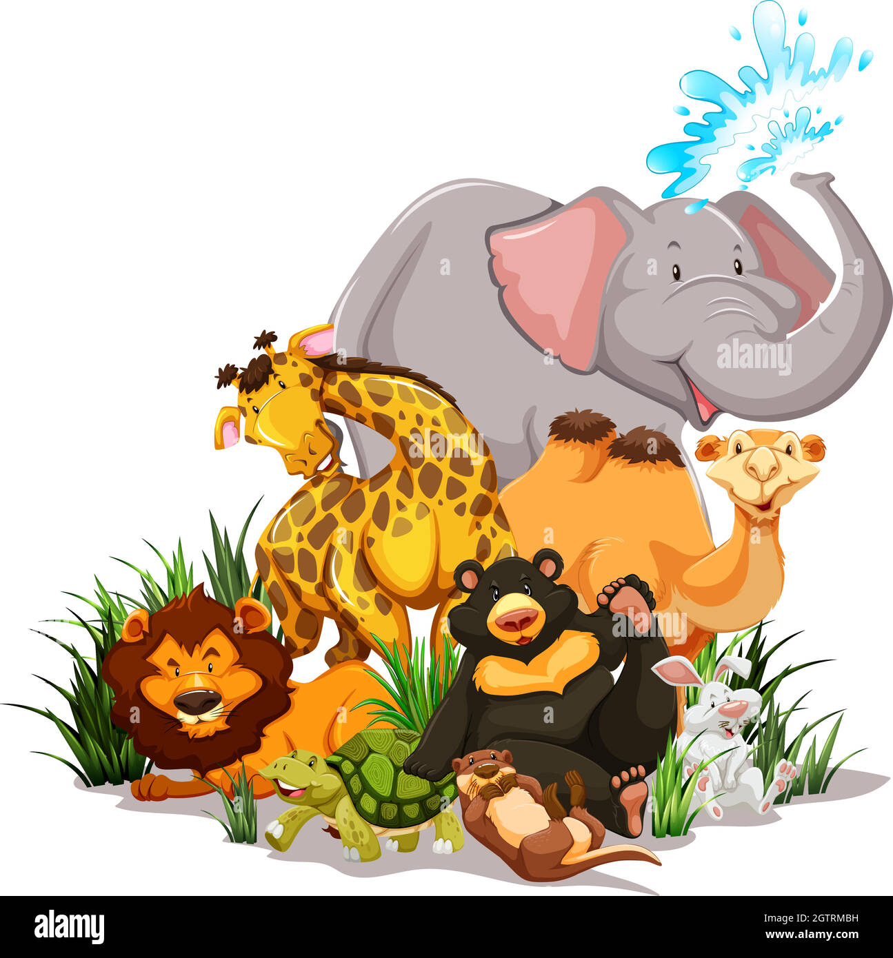 Wildlife picture Stock Vector Images - Alamy