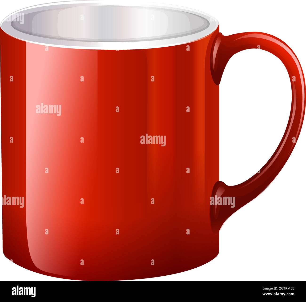 Stoneware with red Stock Vector Images - Alamy