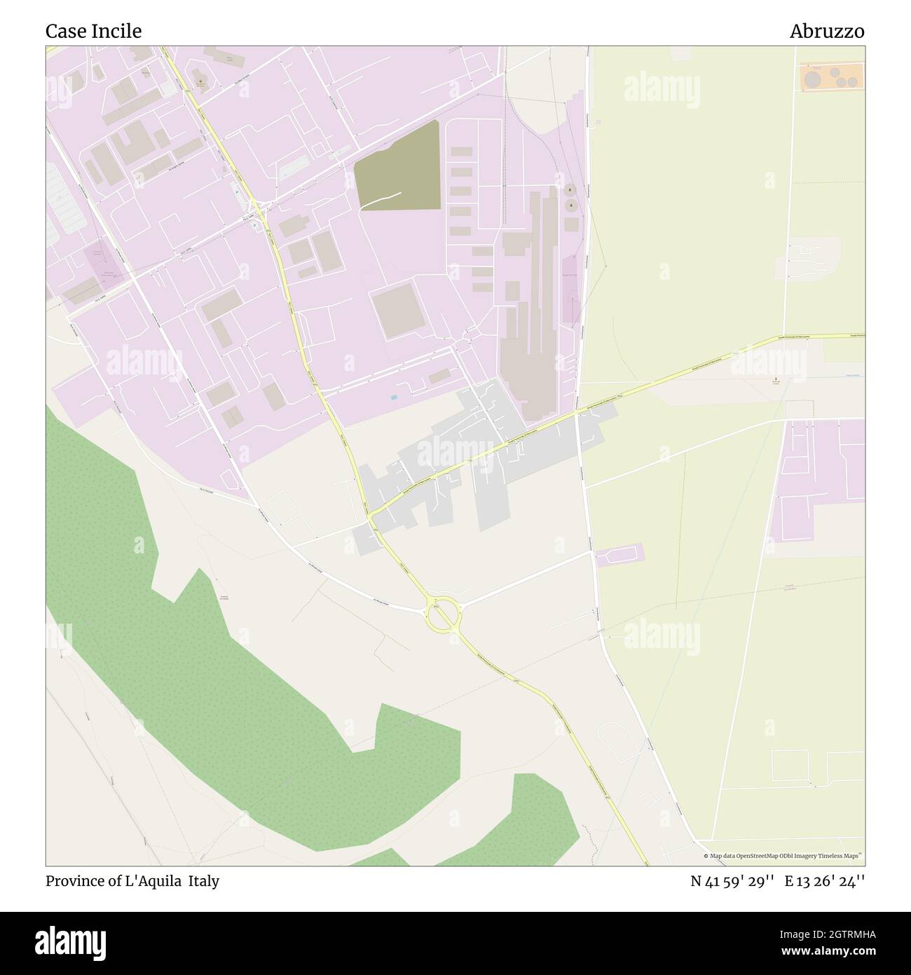 Case Incile, Province of L'Aquila, Italy, Abruzzo, N 41 59' 29'', E 13 ...