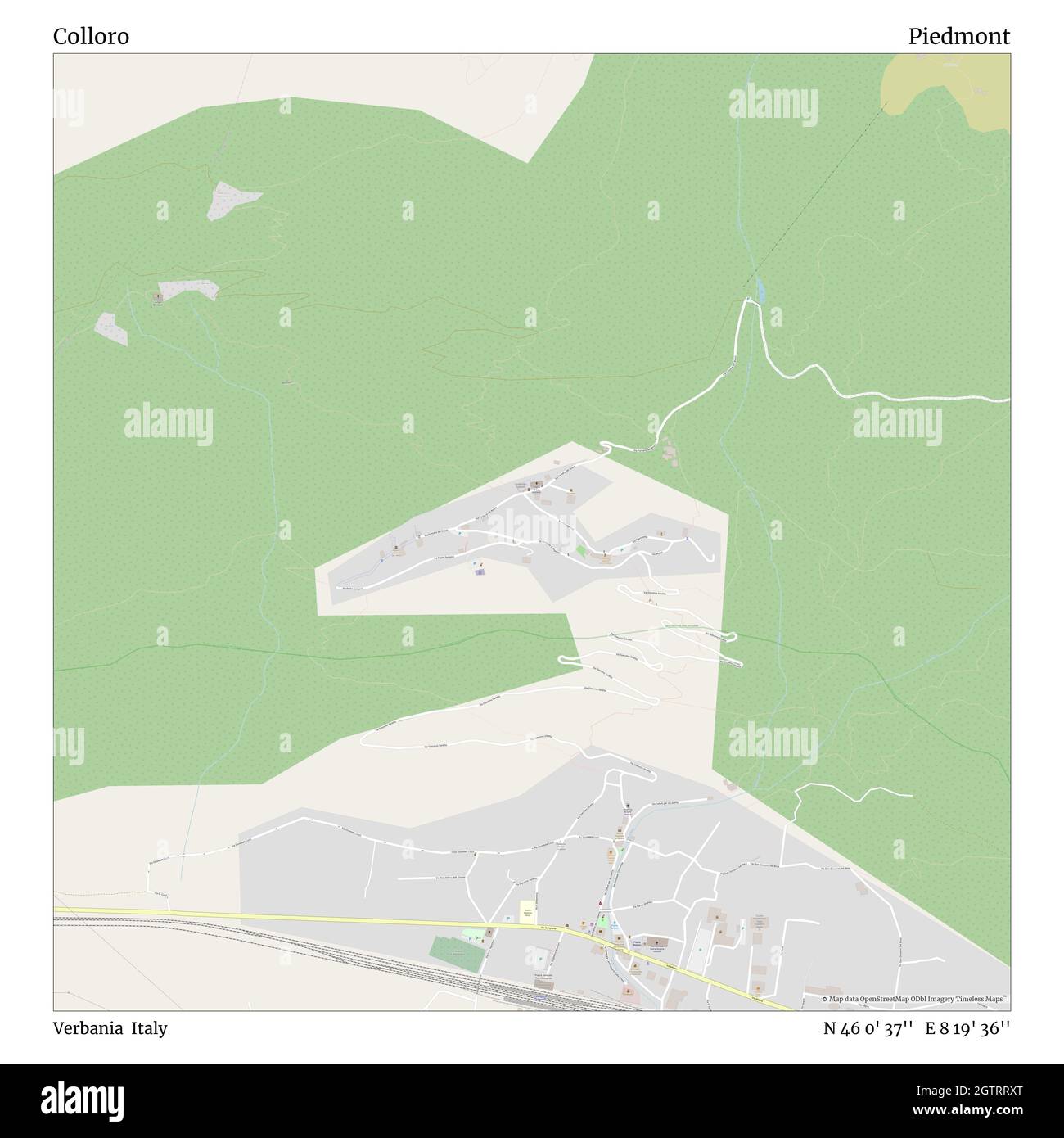 Colloro, Verbania, Italy, Piedmont, N 46 0' 37'', E 8 19' 36'', map ...