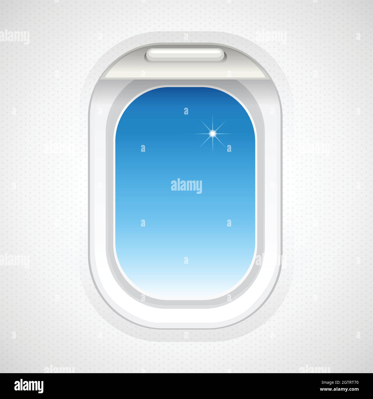 Sky view outside plane window Stock Vector Image & Art - Alamy
