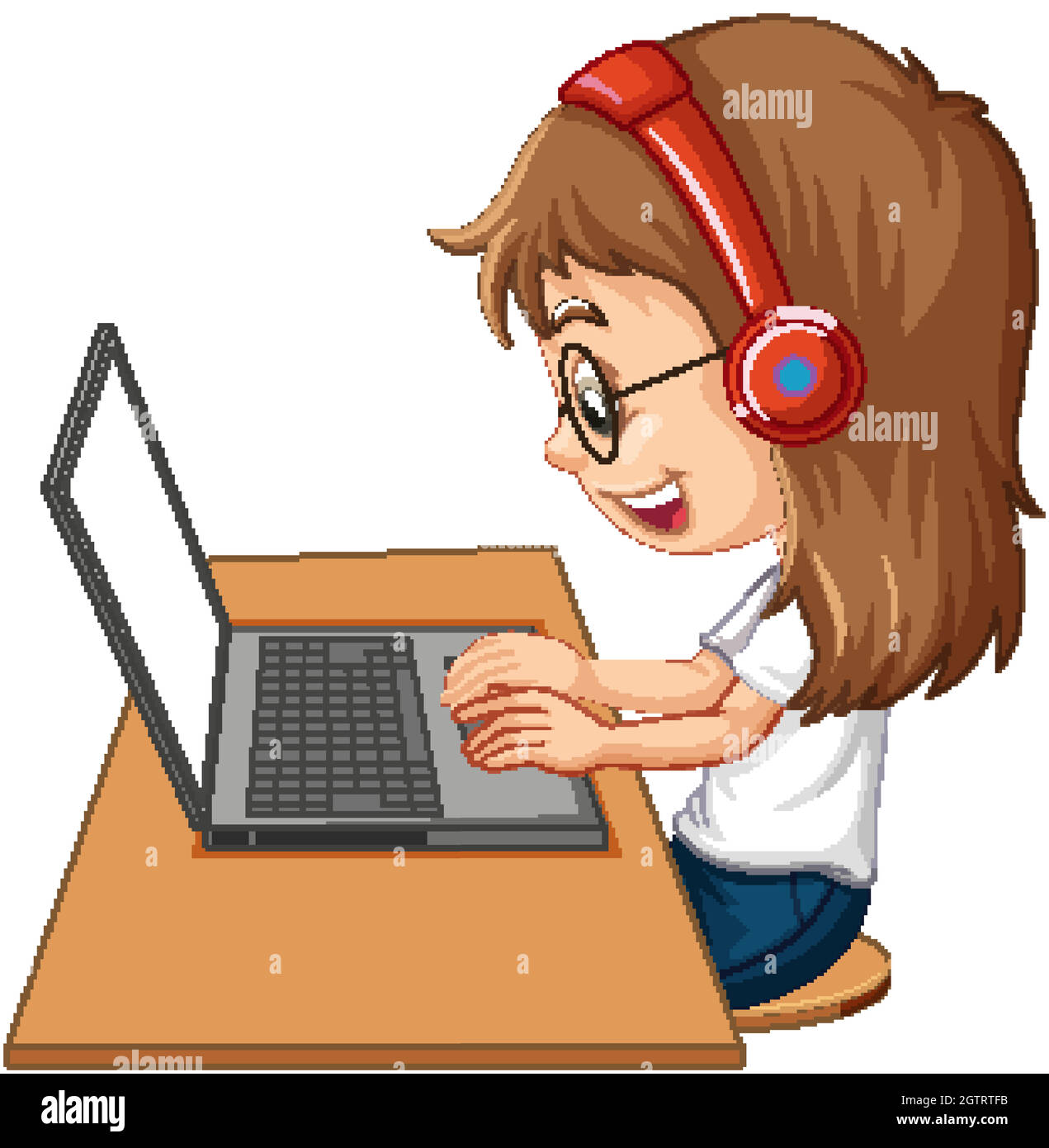 Laptop Side View Clipart