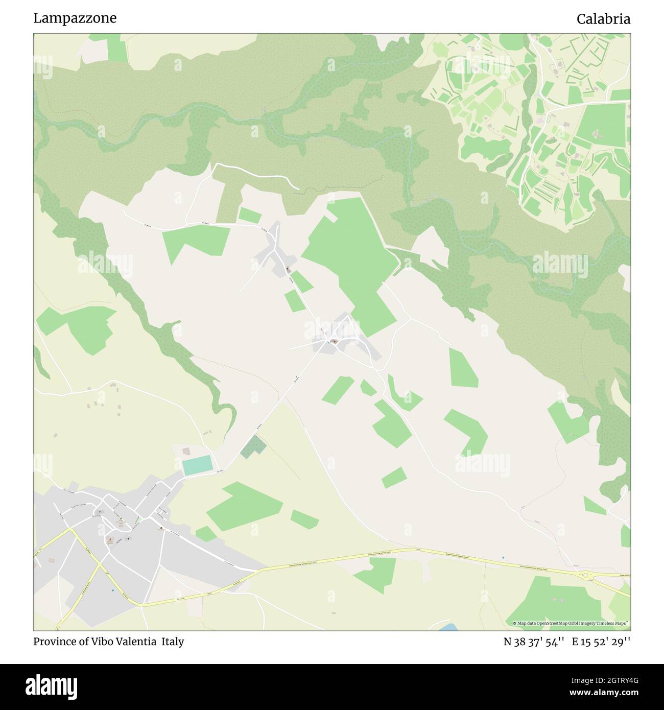 Vibo valentia province map hi-res stock photography and images - Alamy