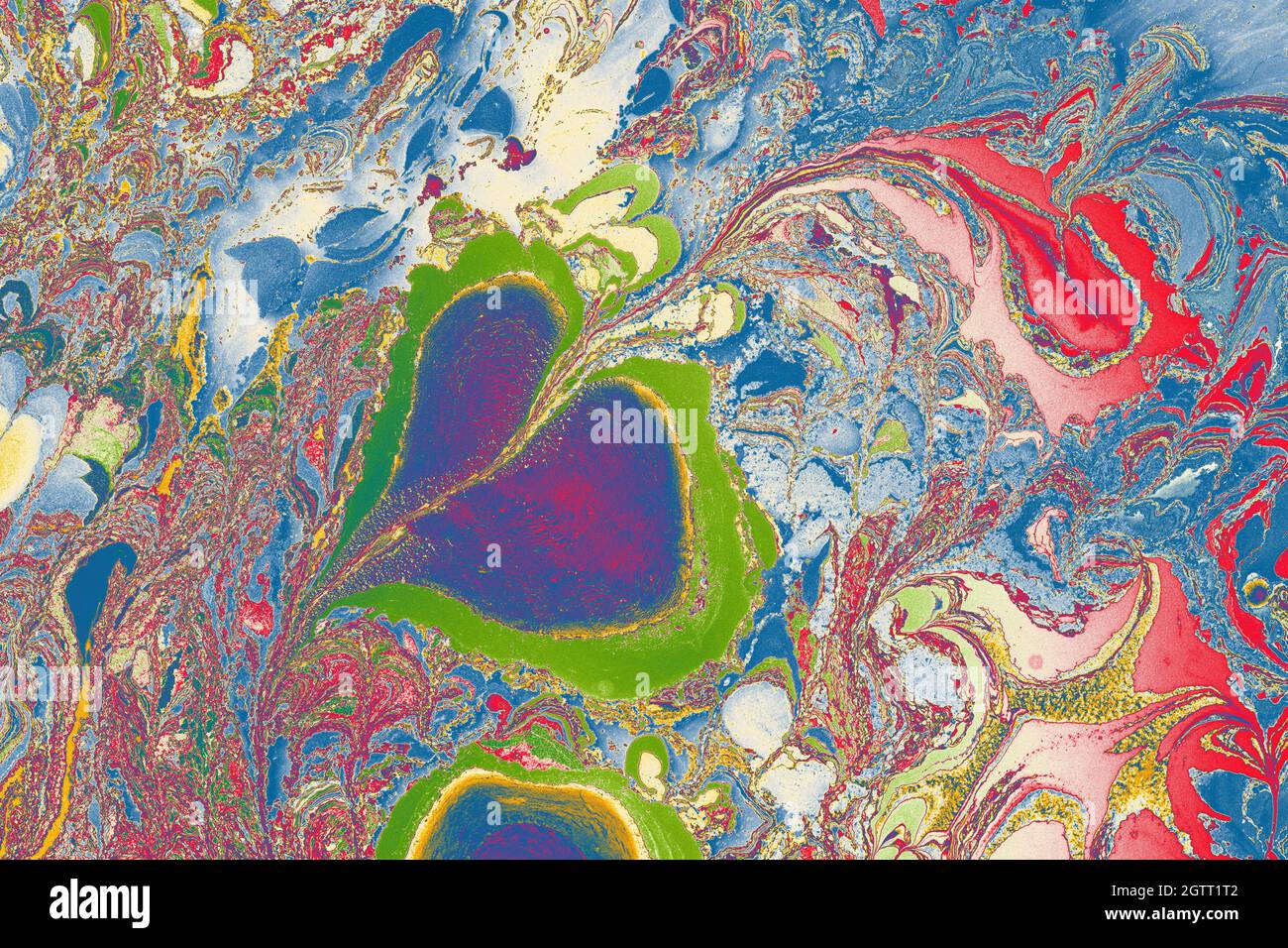 Illustration of a messy pattern with various bright colors Stock Photo ...