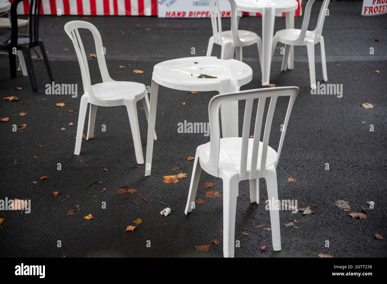 Chair in puddle hi-res stock photography and images - Alamy