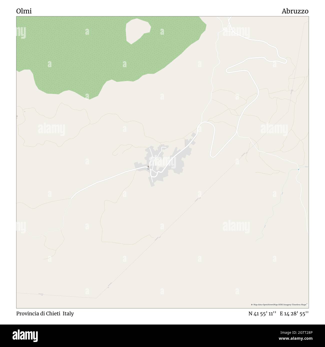 Olmi, Provincia di Chieti, Italy, Abruzzo, N 41 55' 11'', E 14 28' 55 ...