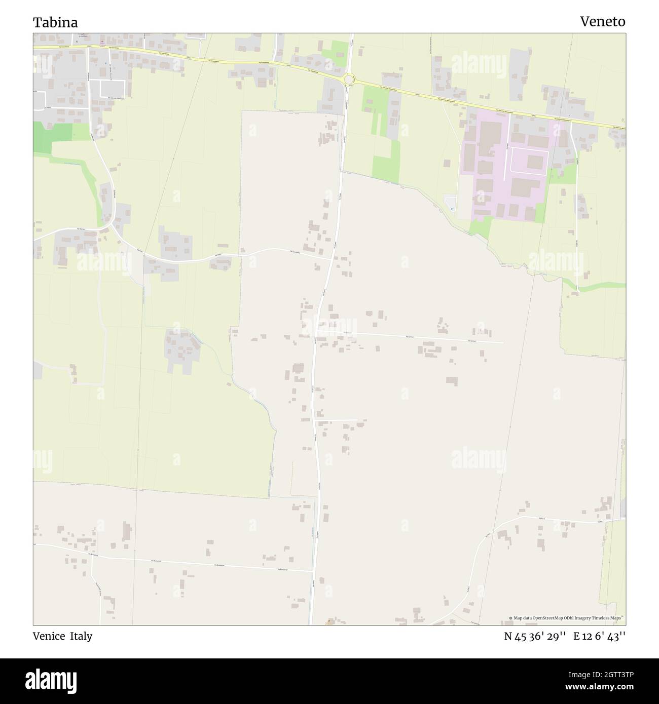 Tabina, Venice, Italy, Veneto, N 45 36' 29'', E 12 6' 43'', map ...