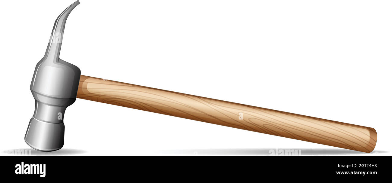 A wooden hammer Stock Vector Image & Art - Alamy