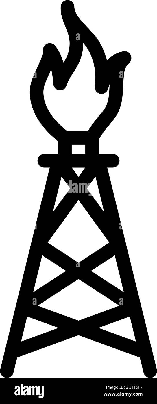 Gas plant icon hi-res stock photography and images - Alamy