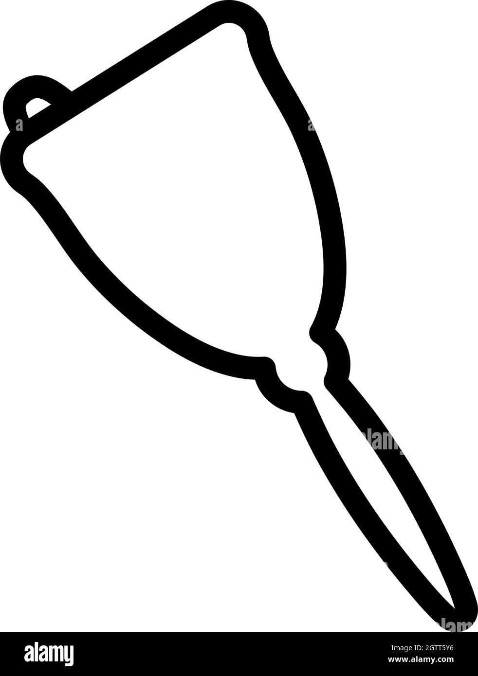 Icon Of School Hand Bell Stock Vector Image & Art - Alamy