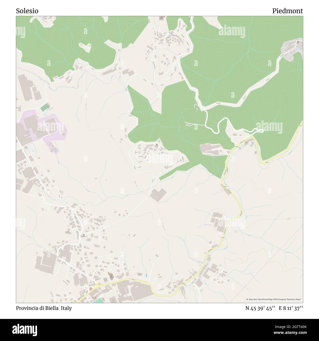 Map of biella hi-res stock photography and images - Alamy