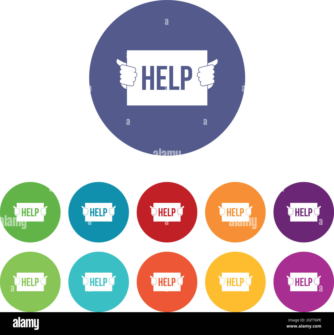 Support offer of help Stock Vector Images - Alamy