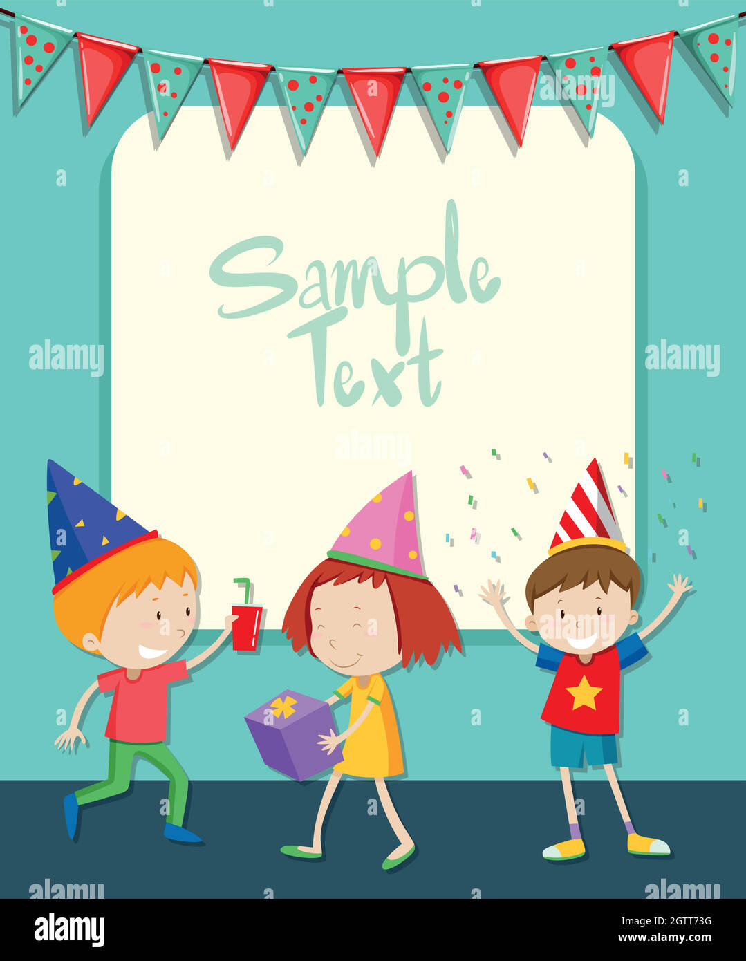 Party border hi-res stock photography and images - Alamy