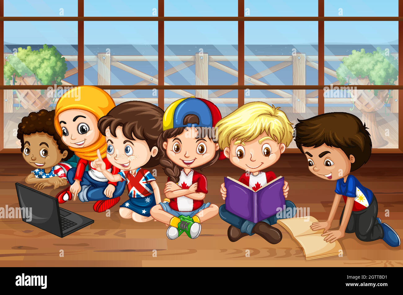 Working class boys Stock Vector Images - Alamy