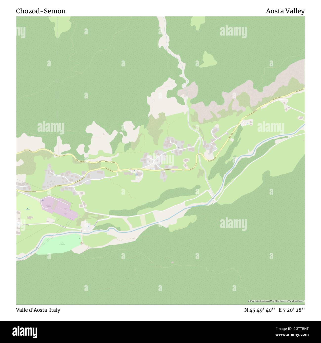 Chozod-Semon, Valle d'Aosta, Italy, Aosta Valley, N 45 49' 40'', E 7 20 ...