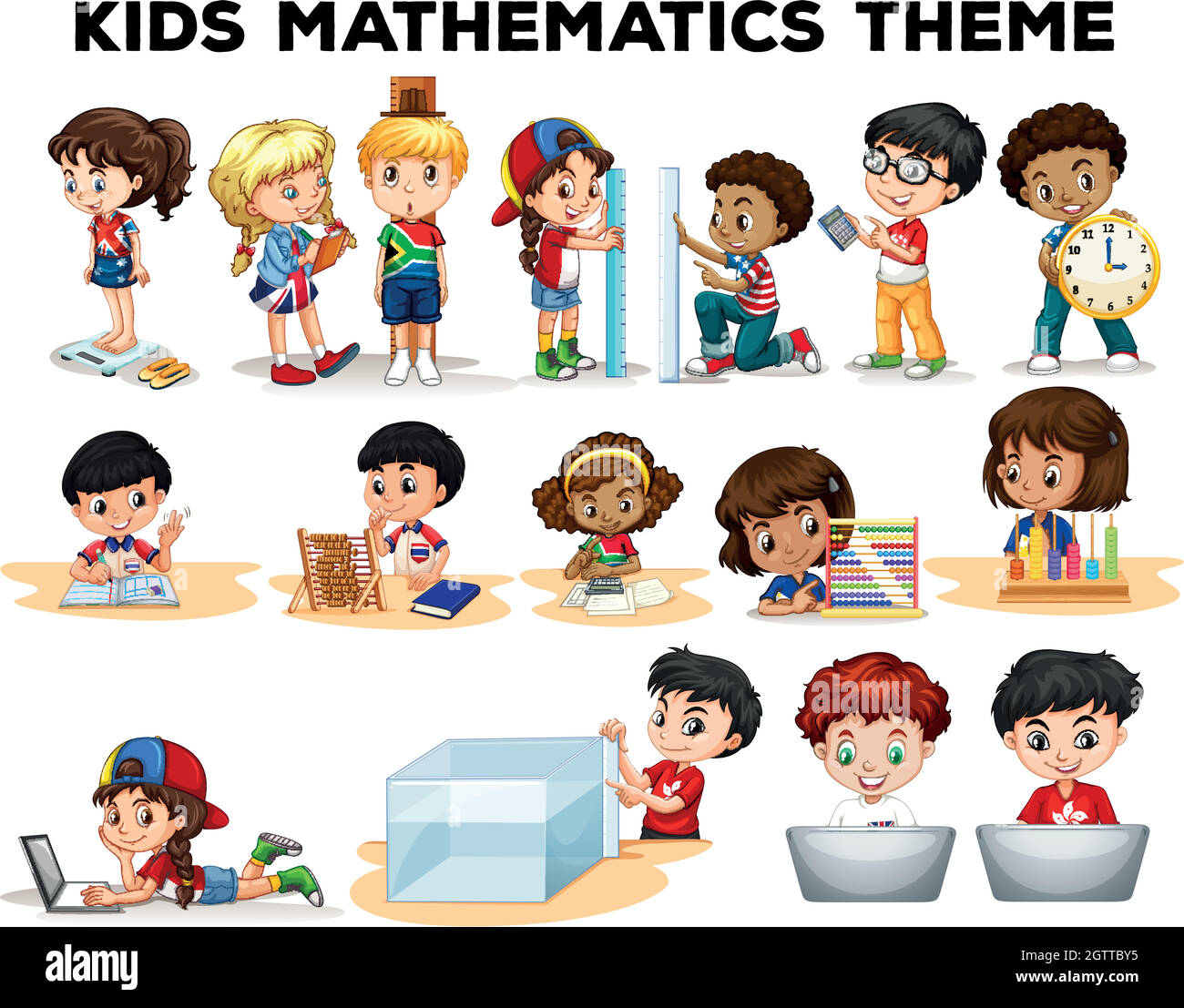 Kids solving math problems Stock Vector Image & Art - Alamy Kids solving math problems Stock Vector Image & Art - Alamy