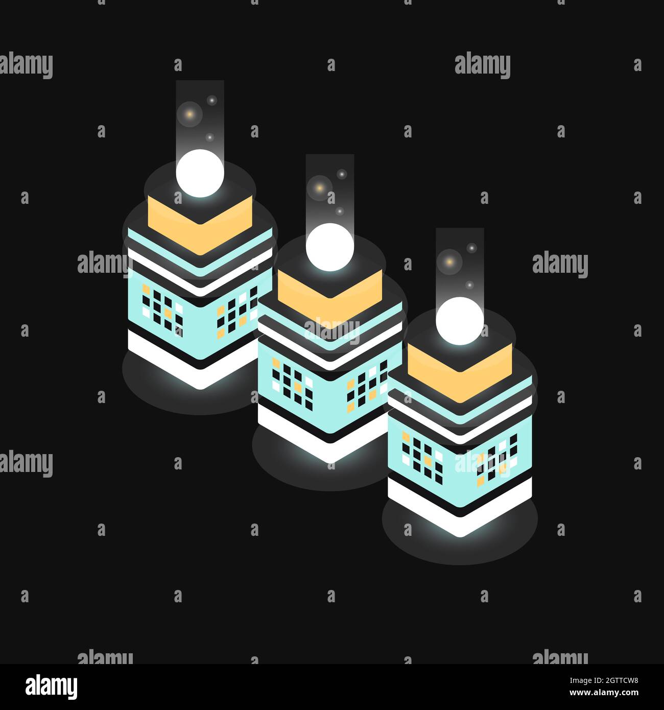 3D Graphic Currency Elements, Decorative Shiny Coins. Vector ...