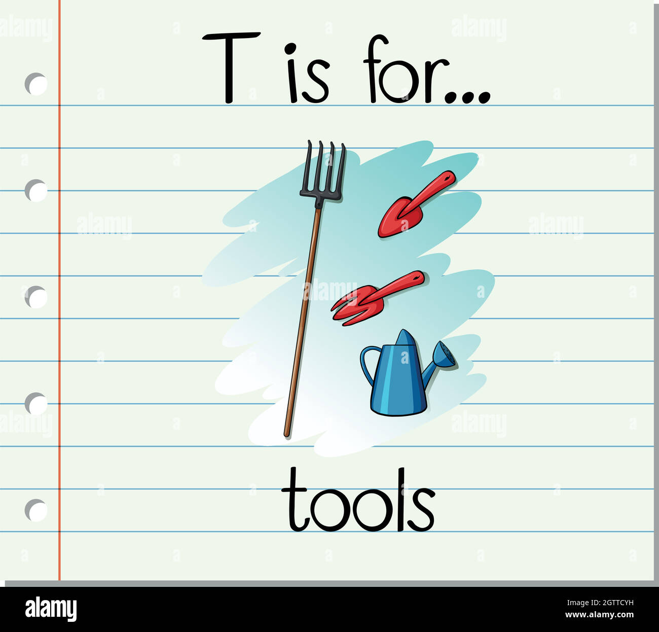 Flashcard letter T is for tools Stock Vector Image & Art - Alamy