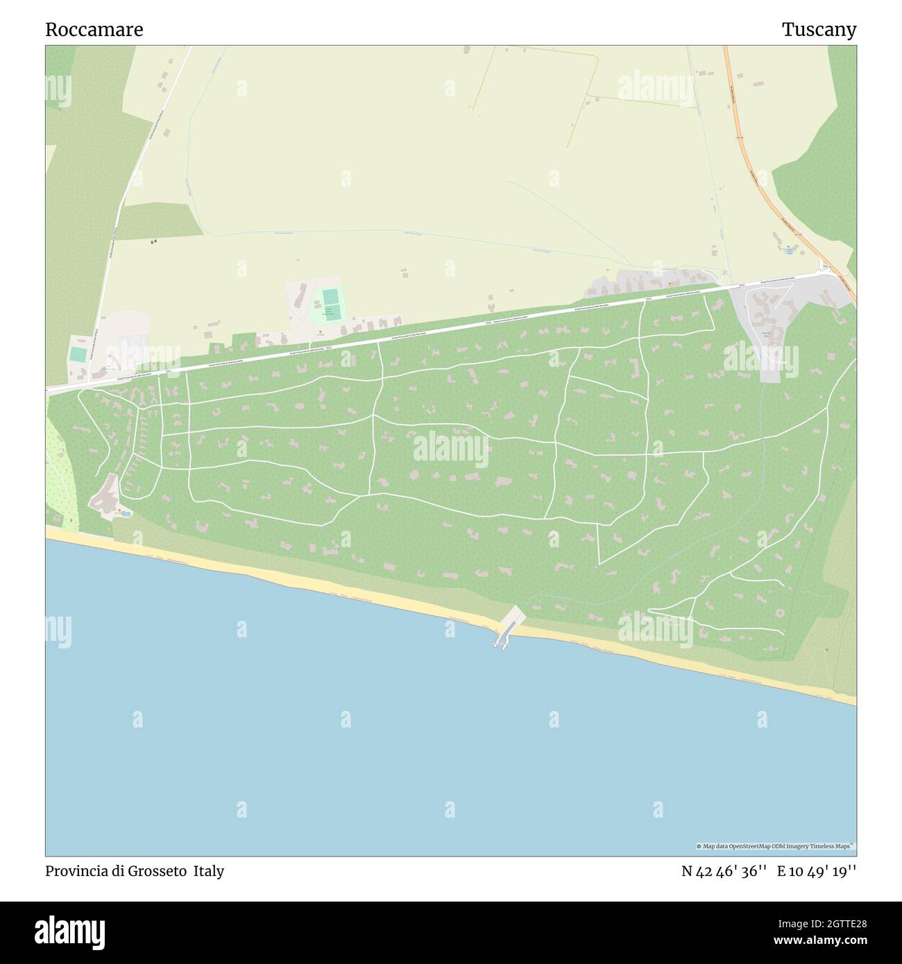 Map of grosseto hi-res stock photography and images - Alamy