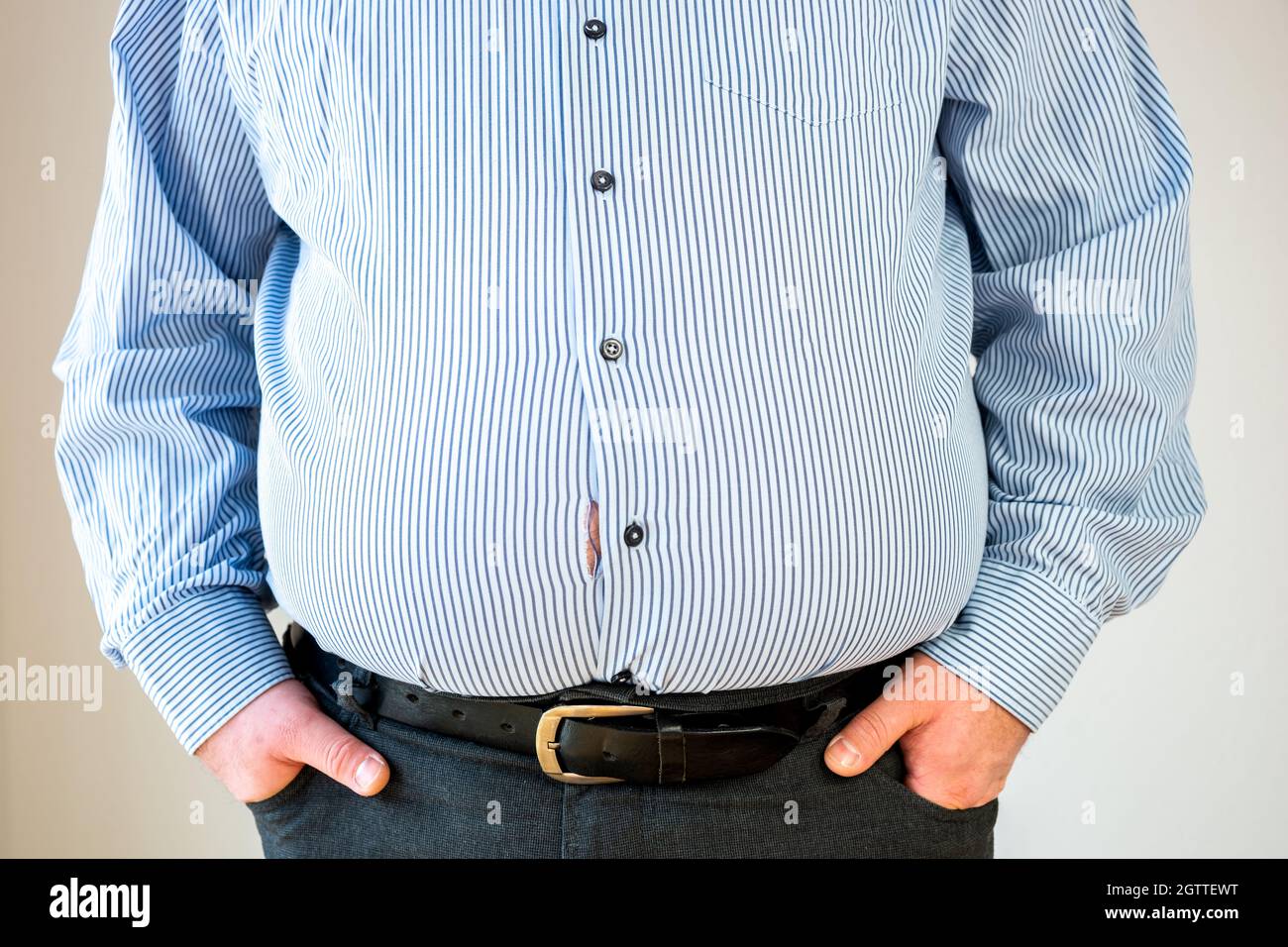 Pot belly human body hi-res stock photography and images - Alamy