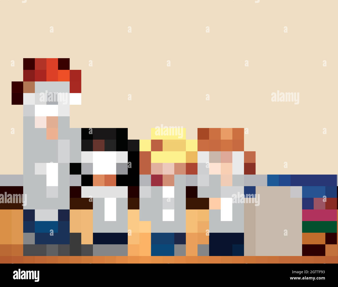 Classroom teacher students Stock Vector Images - Alamy