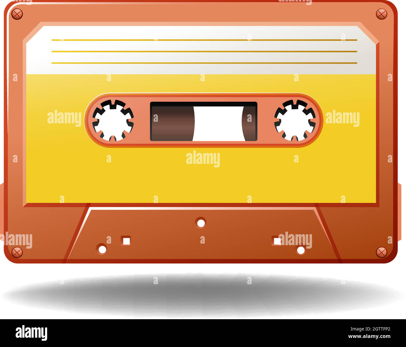 Cartoon cassette tape Stock Vector Images - Alamy