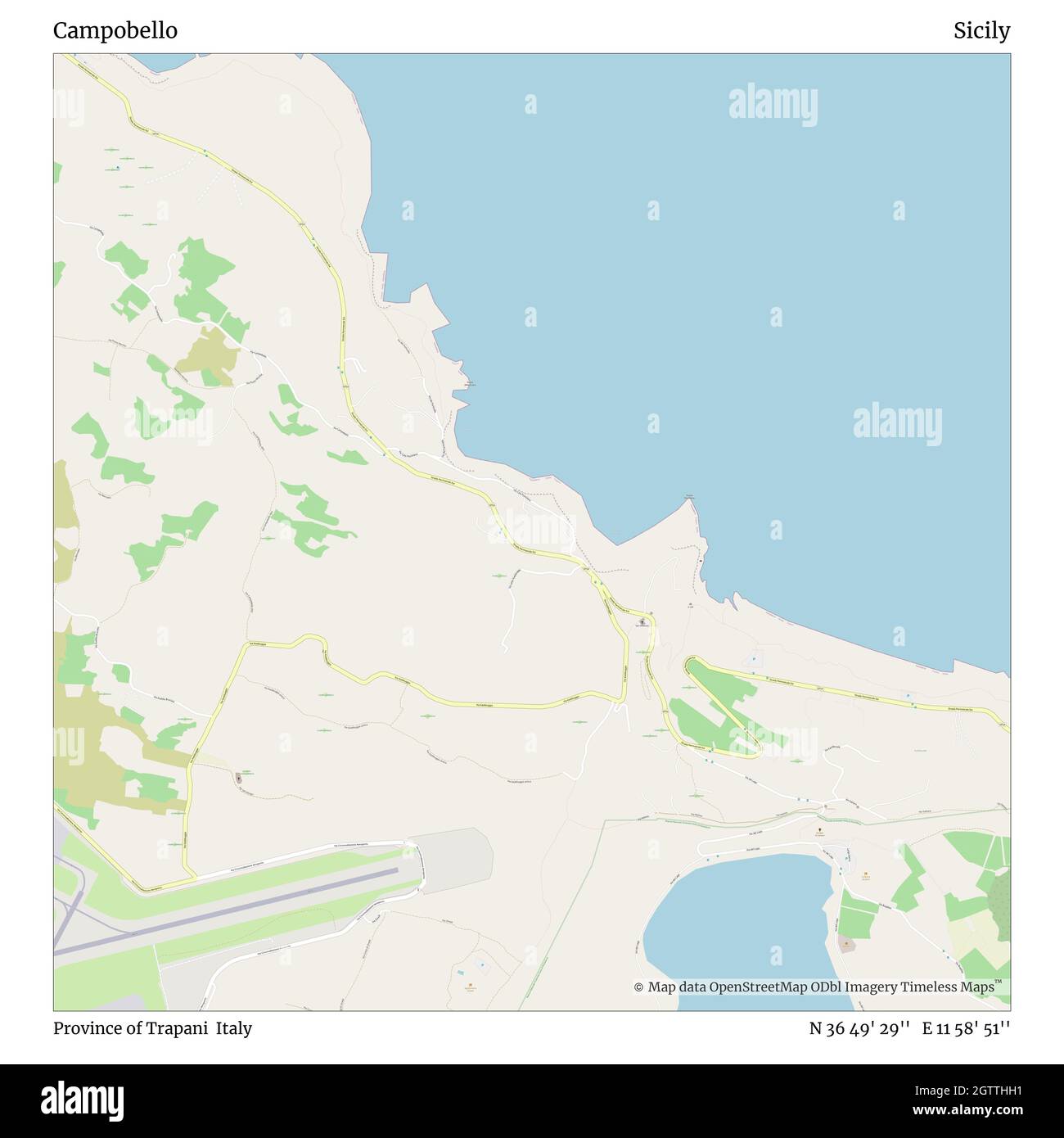 Trapani province map hi-res stock photography and images - Alamy
