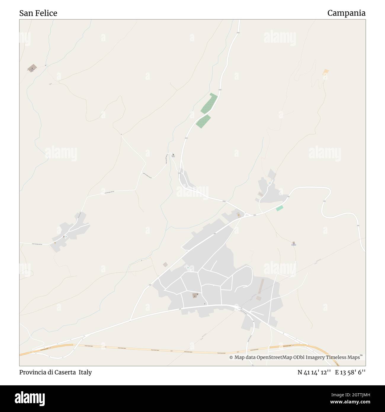 San Felice, Provincia di Caserta, Italy, Campania, N 41 14' 12'', E 13 ...
