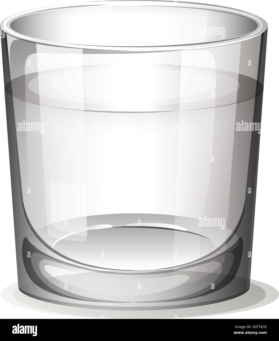 A clear glass Stock Vector Image & Art - Alamy