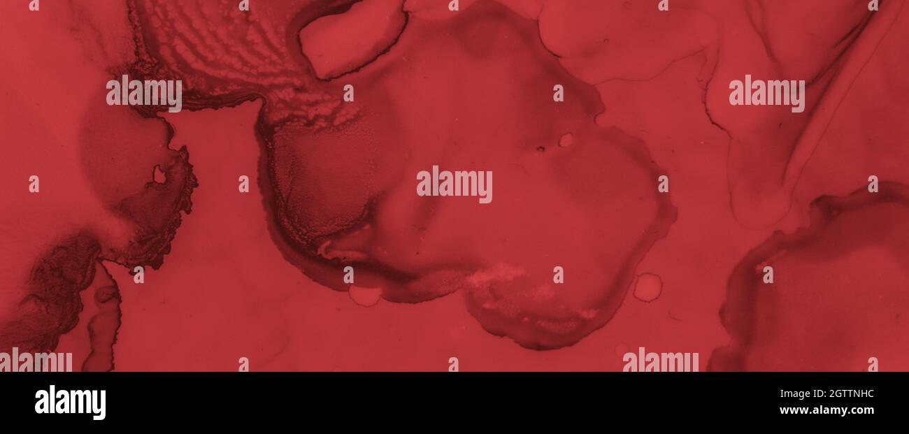 Abstract Blood Background. Red Ink Banner. Horror Stock Photo - Alamy