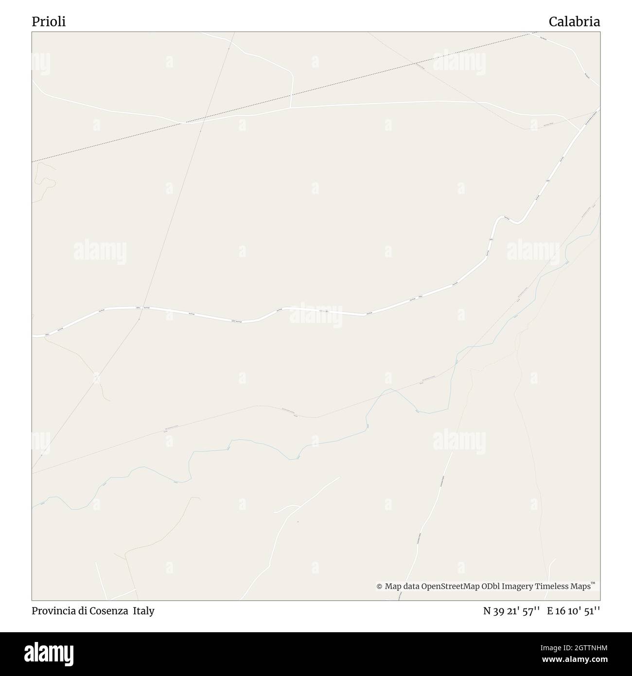 Map of cosenza hi-res stock photography and images - Alamy