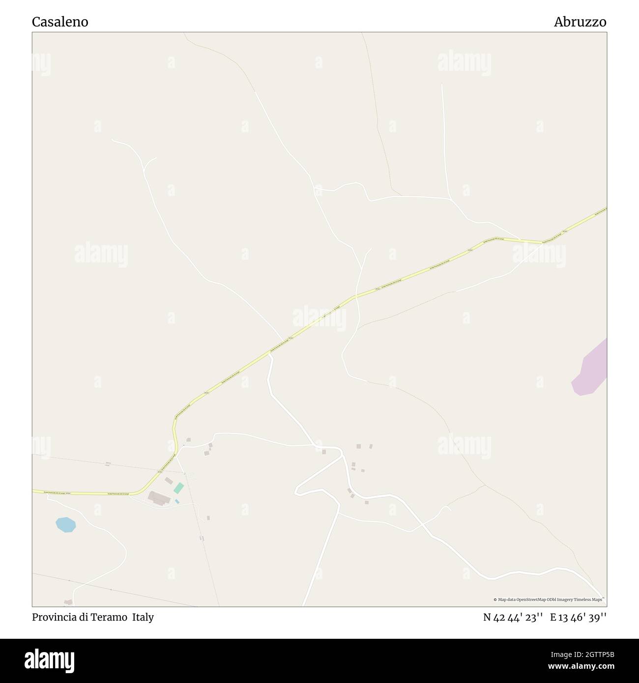 Casaleno, Provincia di Teramo, Italy, Abruzzo, N 42 44' 23'', E 13 46 ...