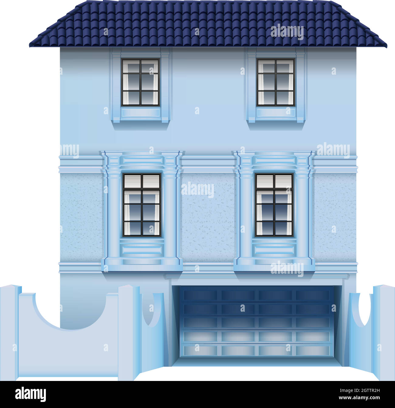 A big multi-story house Stock Vector Image & Art - Alamy