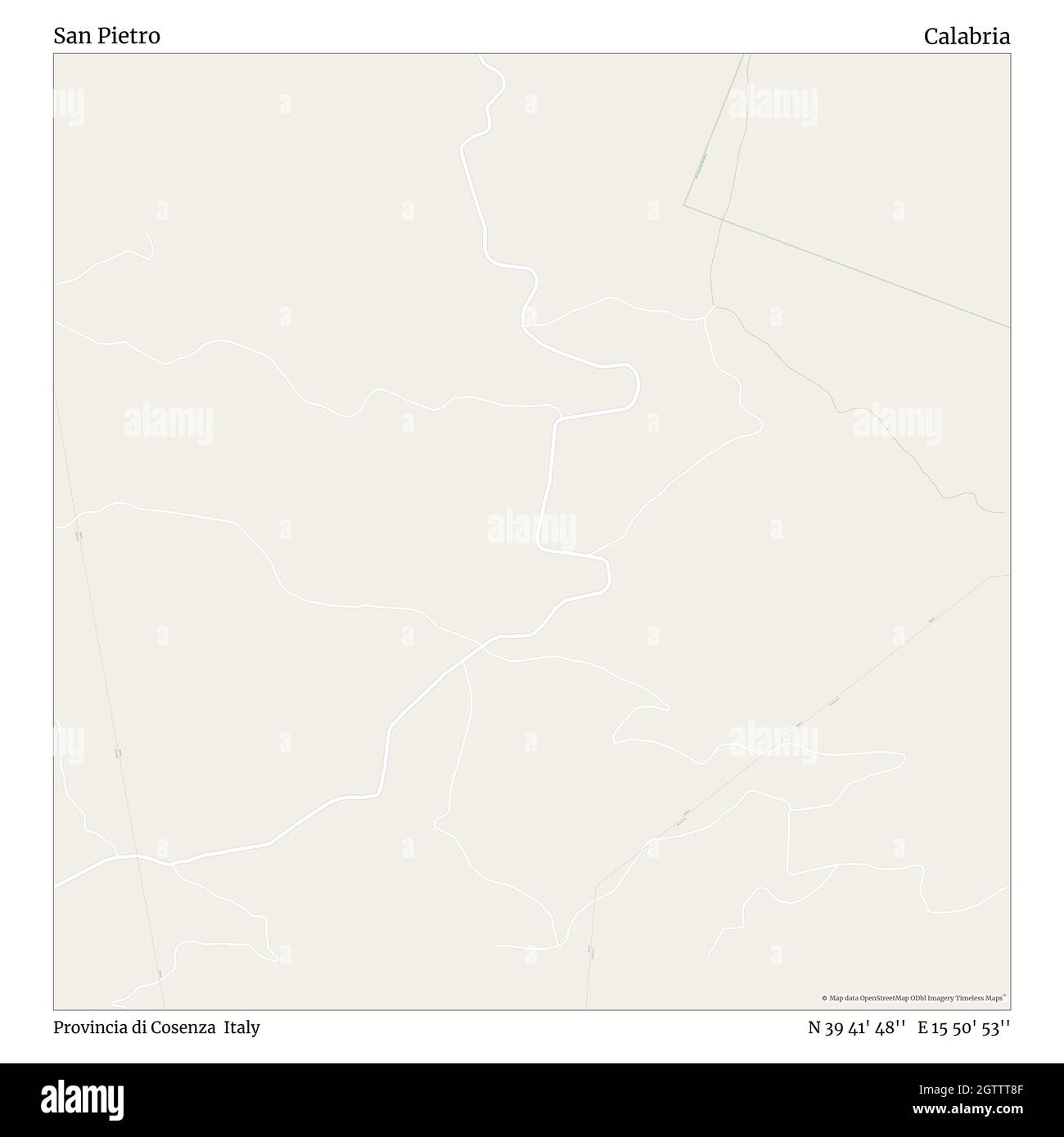 Map of cosenza hi-res stock photography and images - Alamy