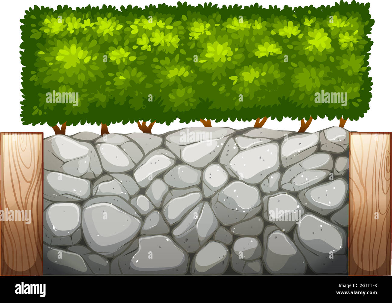 Concrete plants Stock Vector Images - Alamy