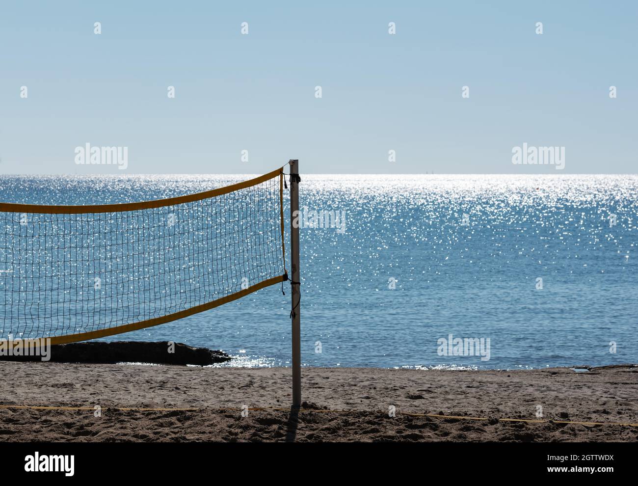 Beach volleyball field hi-res stock photography and images - Alamy
