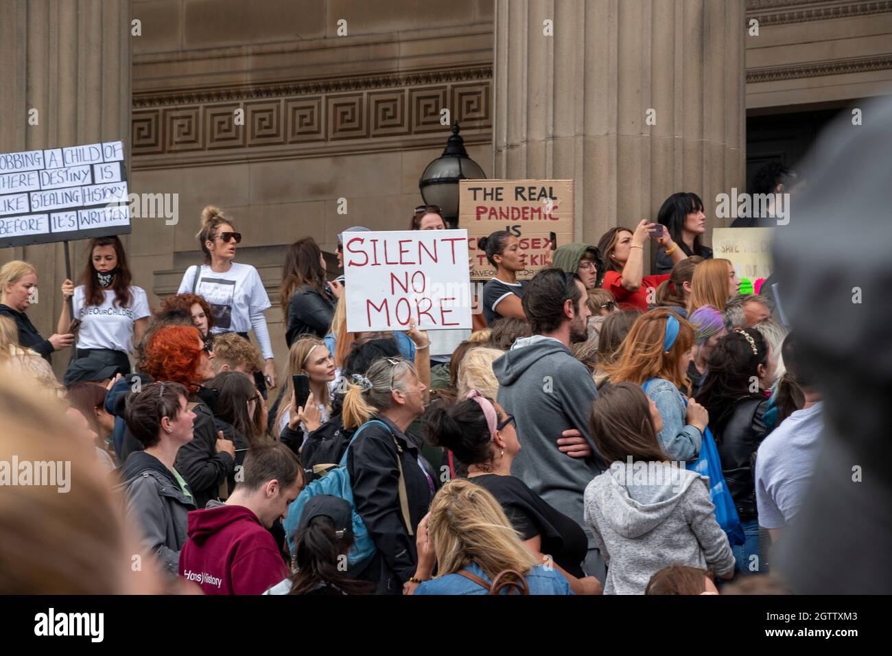 Protest @St Georges Hall Stock Photo - Alamy