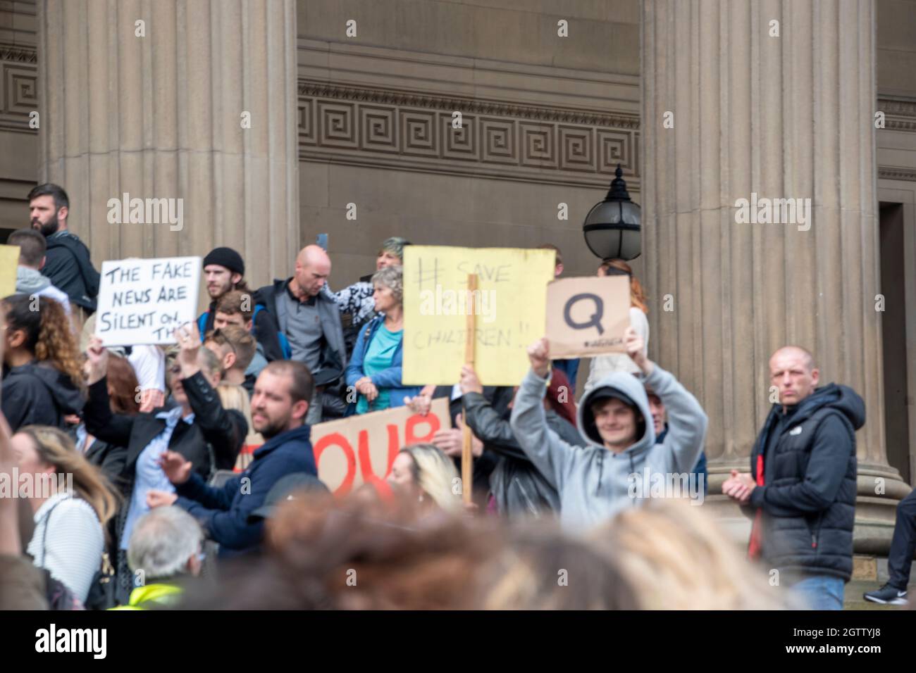 Protest @St Georges Hall Stock Photo - Alamy
