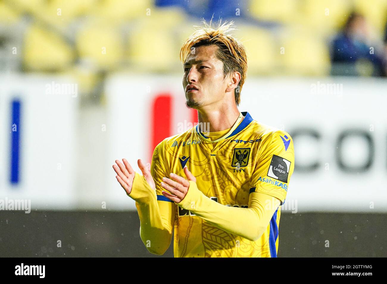 SINT-TRUIDEN, BELGIUM - OCTOBER 2: Yuma Suzuki of Sint-Truidense VV ...