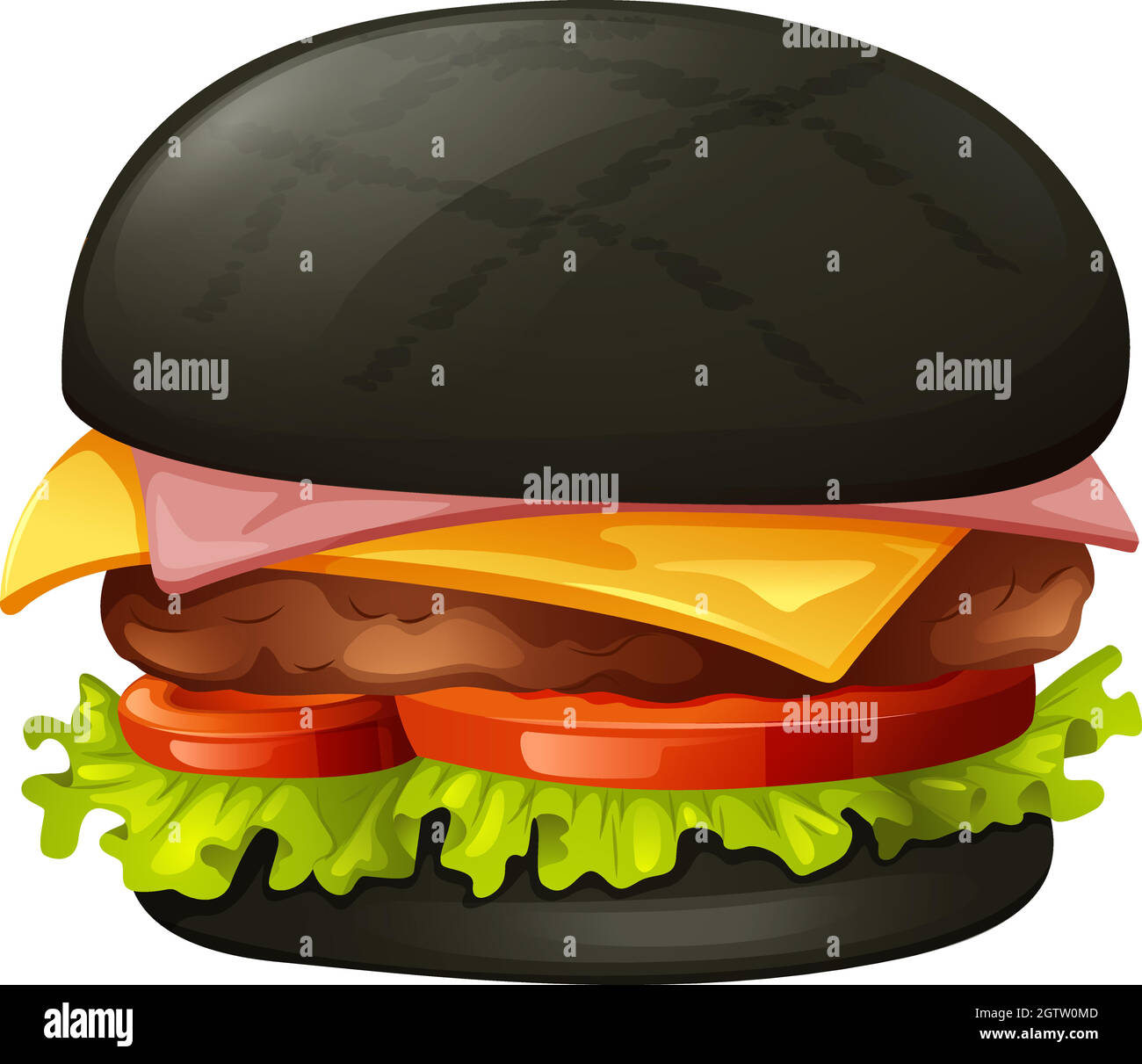 Vegetable bun Stock Vector Images - Alamy