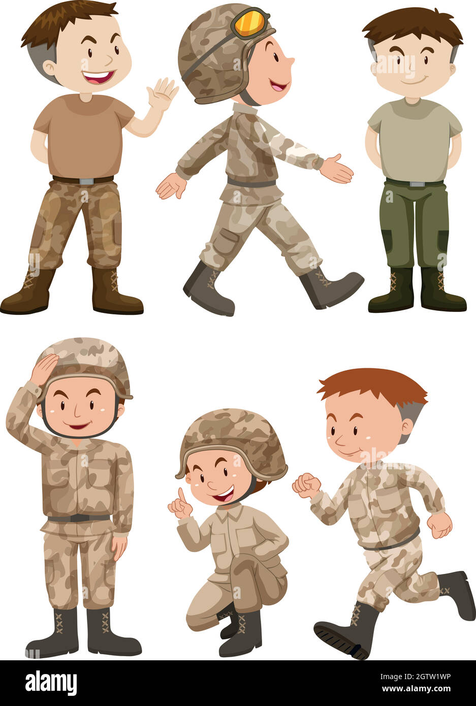 Set soldiers Cut Out Stock Images & Pictures - Alamy