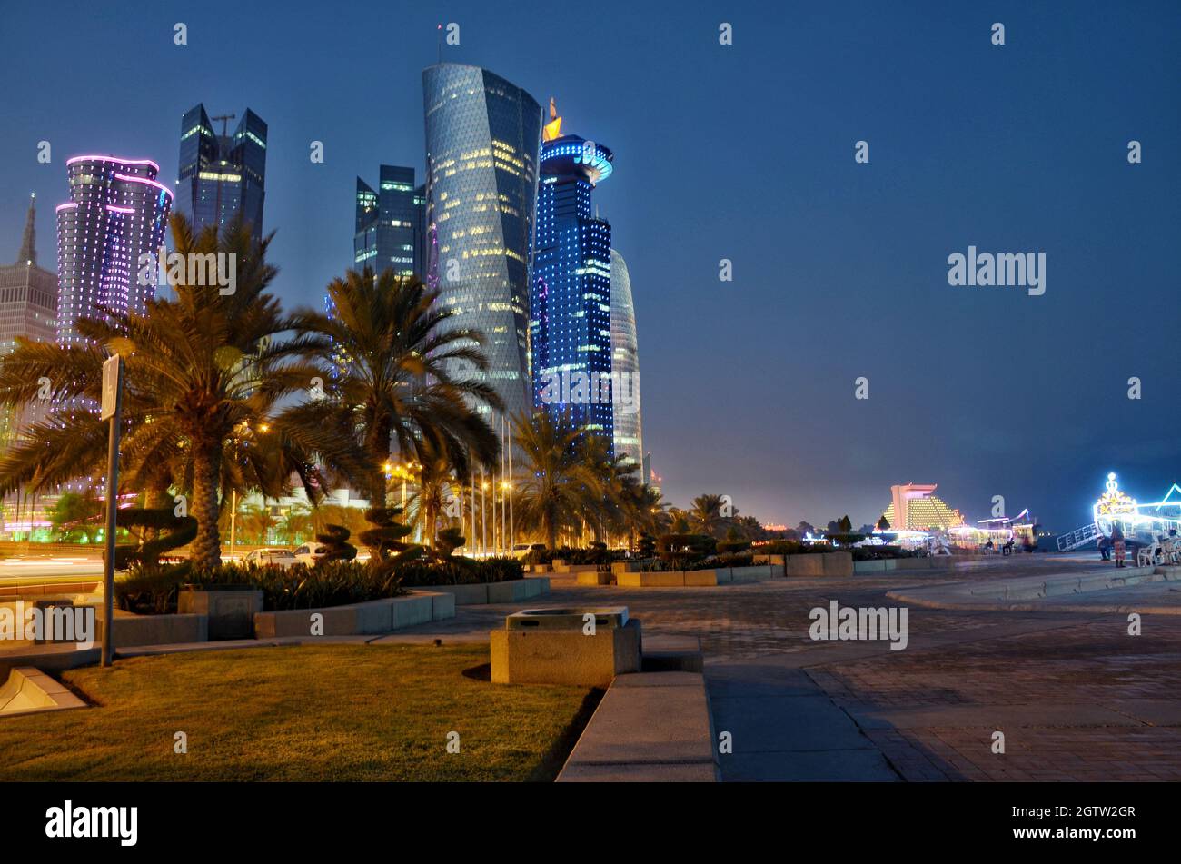 Clock tower doha qatar hi-res stock photography and images - Alamy