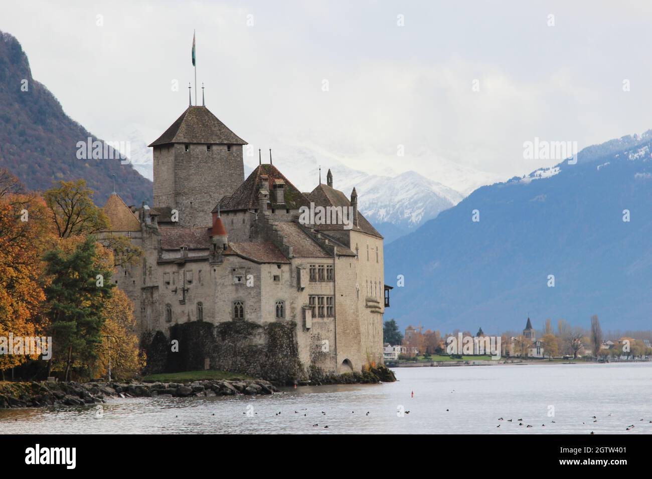 Chillon castle winter High Resolution Stock Photography and Images - Alamy
