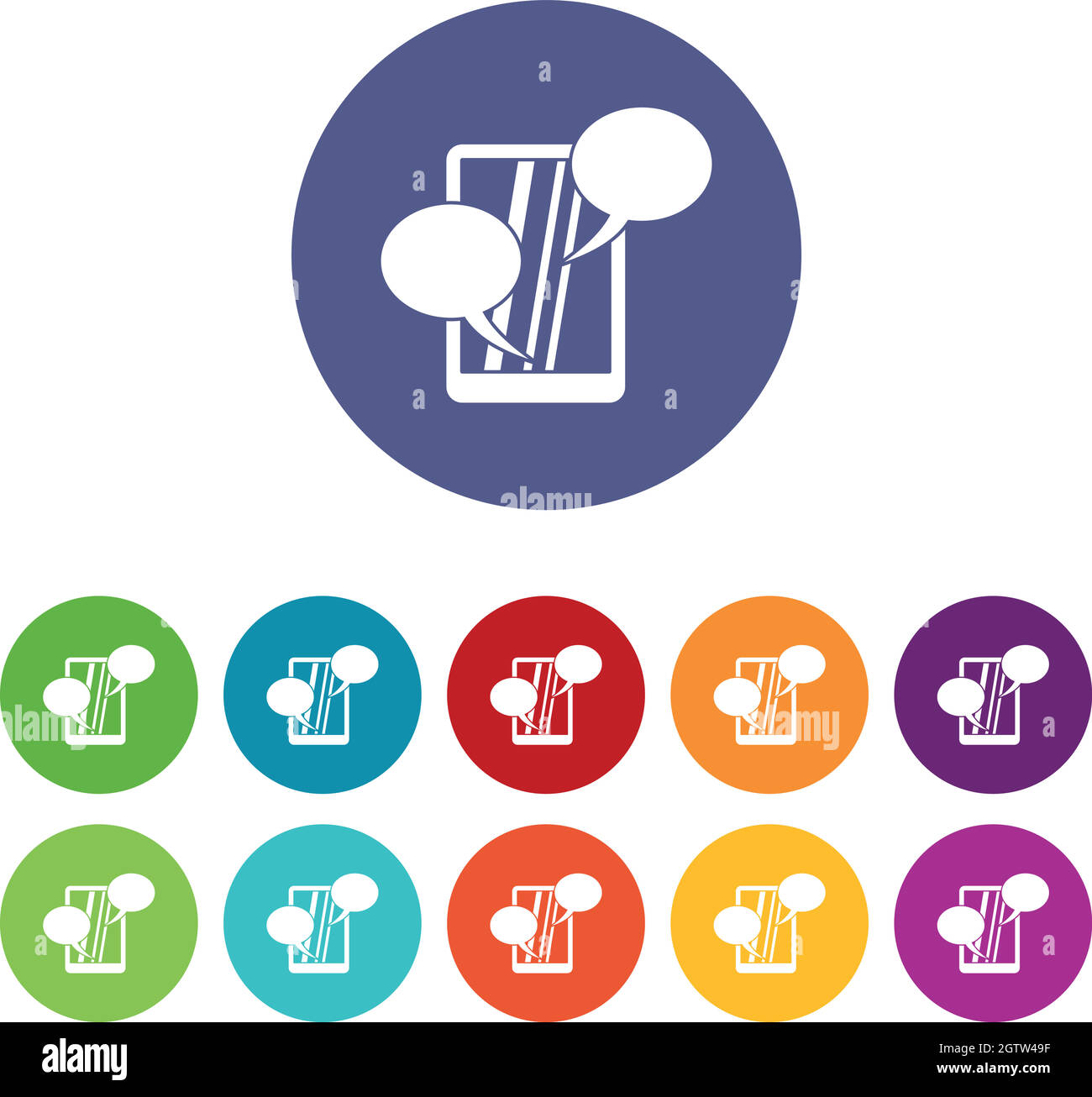 Text on phone Stock Vector Images - Alamy