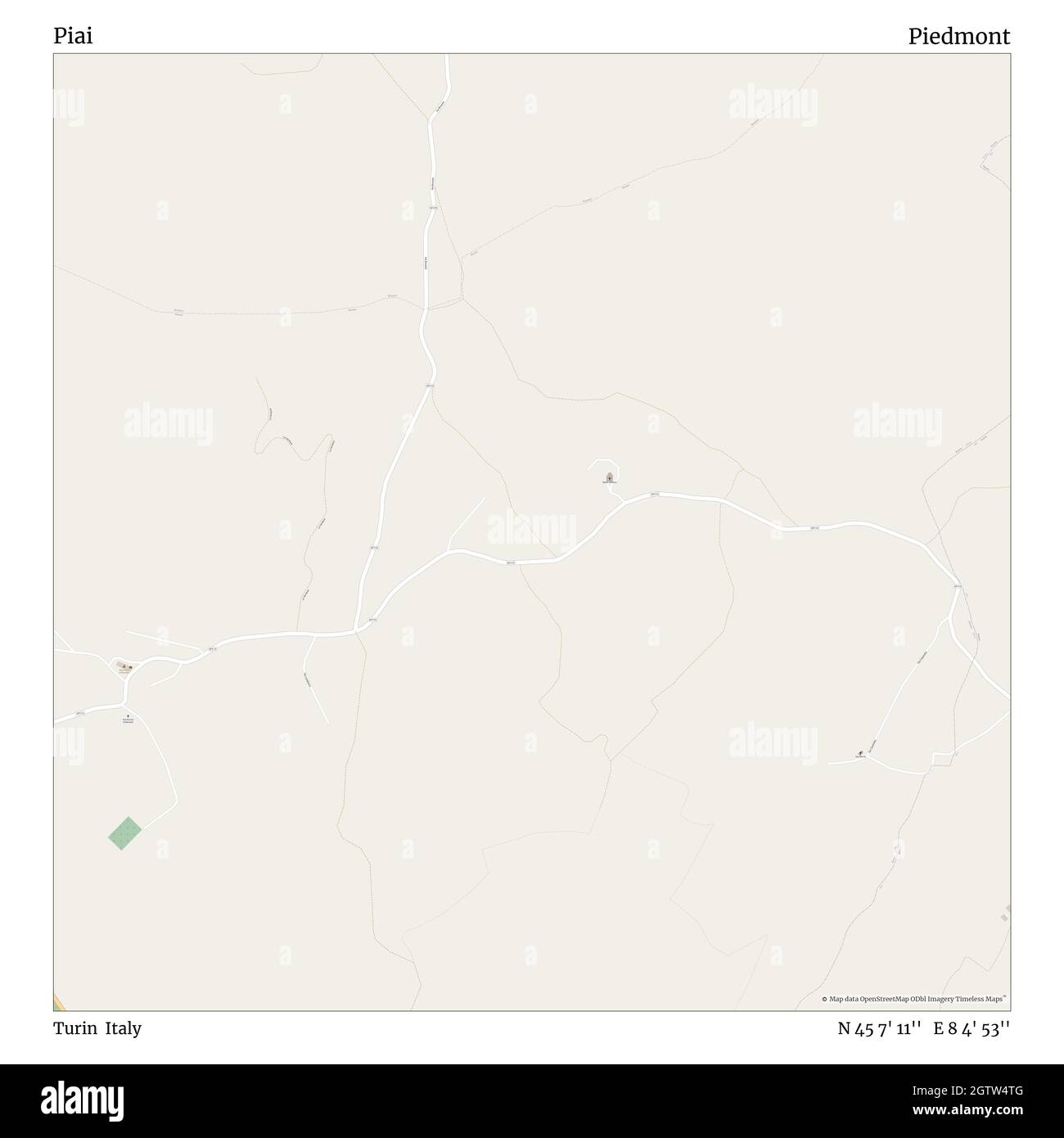 Piedmont map hi-res stock photography and images - Alamy