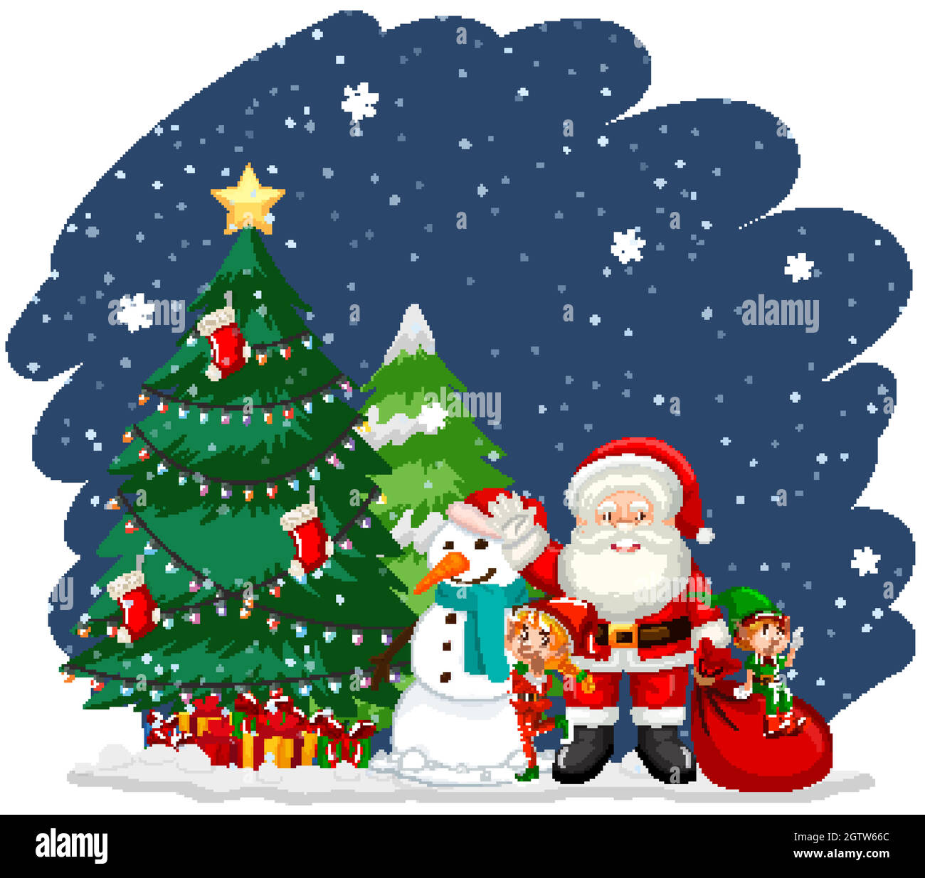 Tree theme image picture illustration Stock Vector Images - Alamy