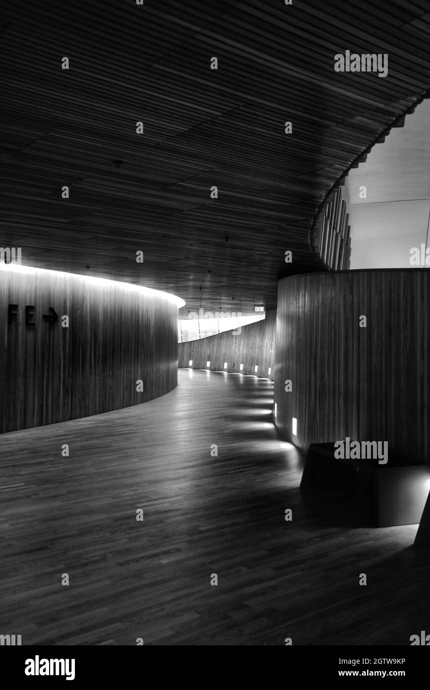 Oslo opera house ceiling hi-res stock photography and images - Alamy