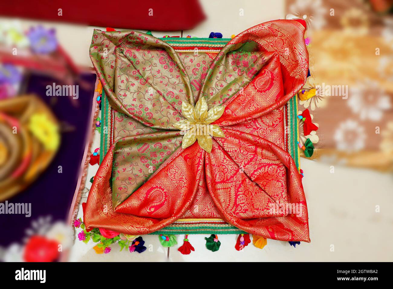Rukhwat Items For Maharashtrian Wedding Clipart