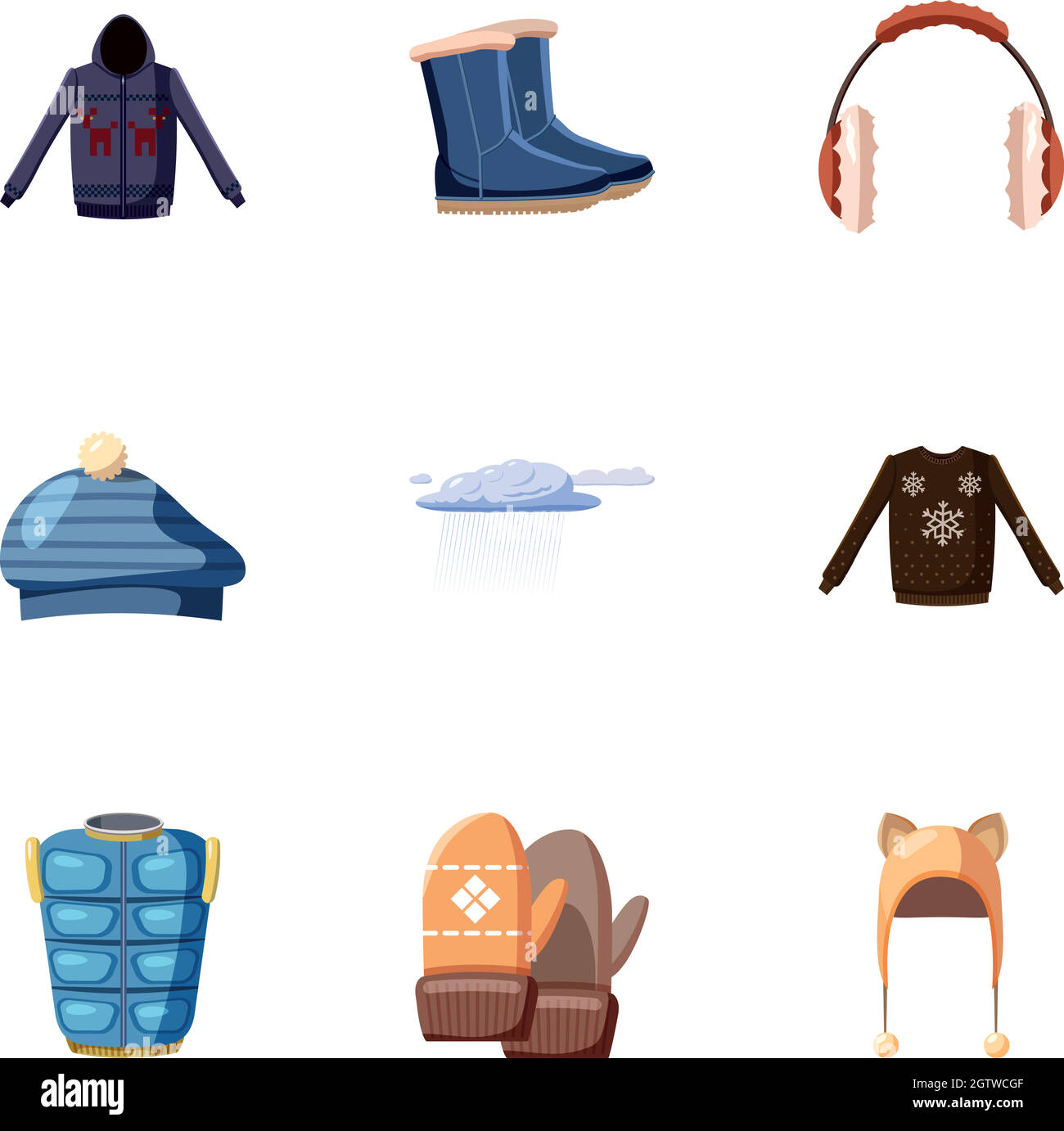 Wool clothes Stock Vector Images - Alamy